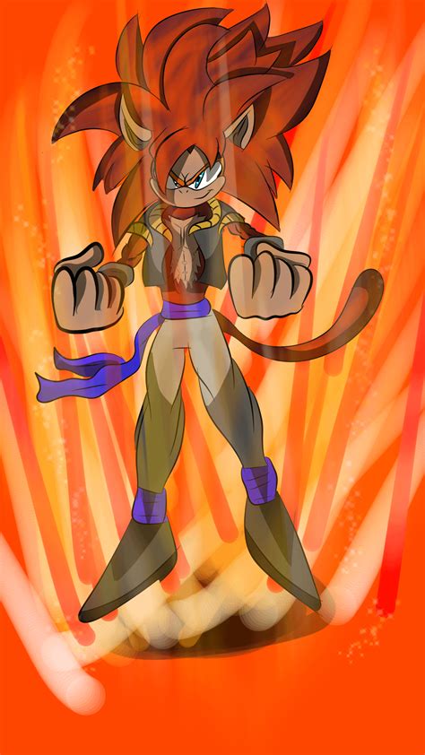 Sonic Styled Ssj4 Gogeta R Sonicthehedgehog