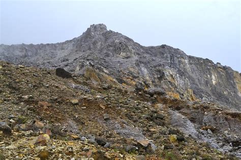 Premium Photo Natural Beauty In The Crater Of Mount Papandayan Garut