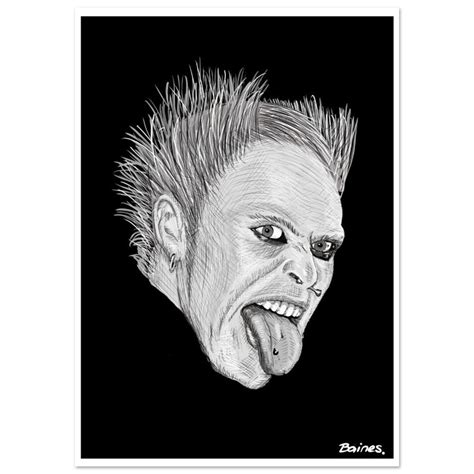 Keith Flint Firestarter Prodigy Poster Etsy