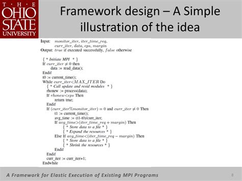 ppt a framework for elastic execution of existing mpi programs