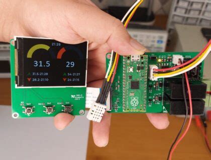 Graphical Temperature Humidity Control Unit Using A Raspberry Pi Pico