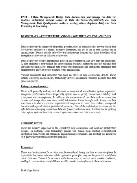 data analytics unit i pdf outlier databases