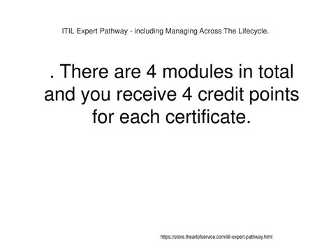 Itil Expert Pathway Including Managing Across The Lifecycle Ppt Download