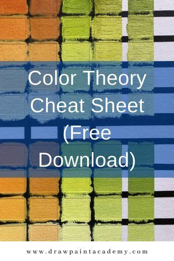 Struggling With Color My Color Theory Cheat Sheet Will Run You Through