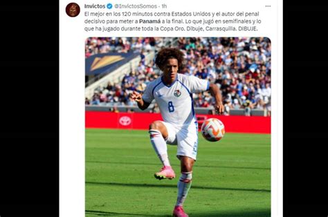 Panamá histórica Carrasquilla MVP de la Copa Oro La prensa
