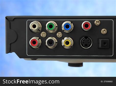 Output Port Dvd Player Free Stock Photos StockFreeImages