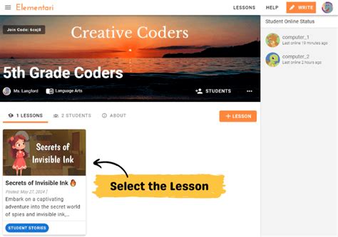 Publishing Student Projects Elementari Help Center