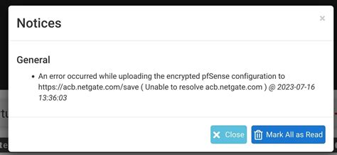 unable to resolve gate com r pfsense
