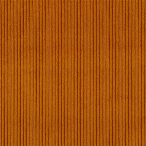 Orange Corduroy Fabric With Vertical Stripes Ocean Fabric White Owl