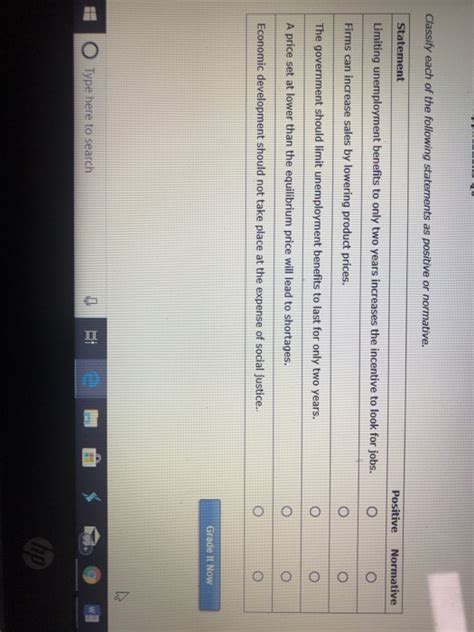 Solved Classify Each Of The Following Statements As Positive Chegg