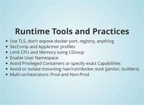 Nano Segmentation A Docker Security Journey Ppt