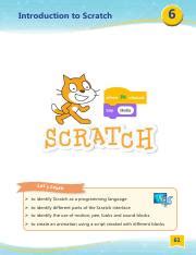 G 3 Introduction to scratch pdf Introduction to Scratch 6 Let s Learn ¾¾ to identify Scratch