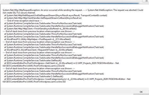 I Have A Problem Working With Tls 13 · Issue 229 · Wp Net
