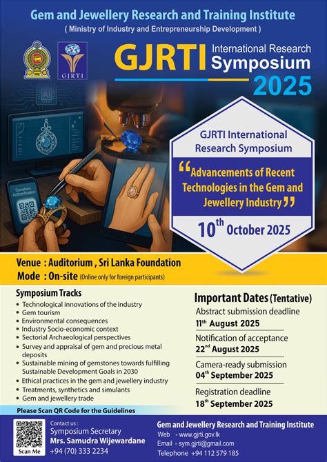 Gem 🔬🌟 Gjrti International Research Symposium 2025 🌟 🔖advancements Of Recent Technologies In