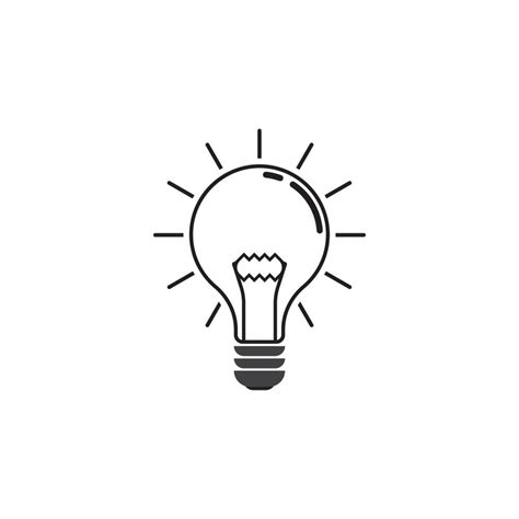 Light Bulb Symbol Icon Illustration 14584467 Vector Art At Vecteezy