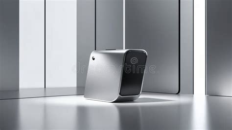Server Computer In A Tower Case On A White Stock Illustration