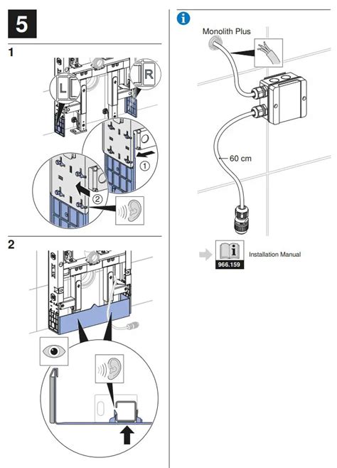 Geberit 131203si5 Monolith Standing Wc Module Instruction Manual