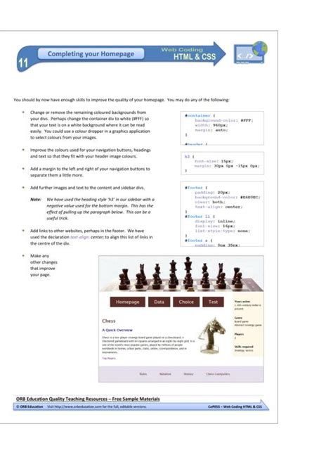 Web Coding Html And Css Orb Education Australia Web Coding Html And Css Orb Education Australia
