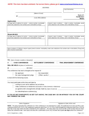 Request For A Virtual Hearing Ontariocourts On Doc Template PdfFiller