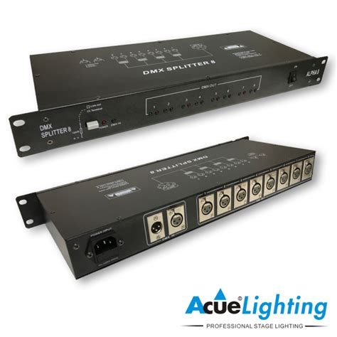 Acue 8 Way Dmx Splitter Acue Lighting