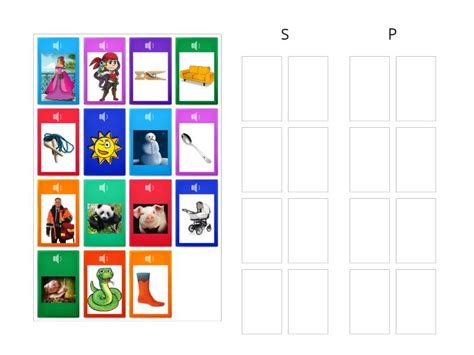 S And P Sorting Group Sort