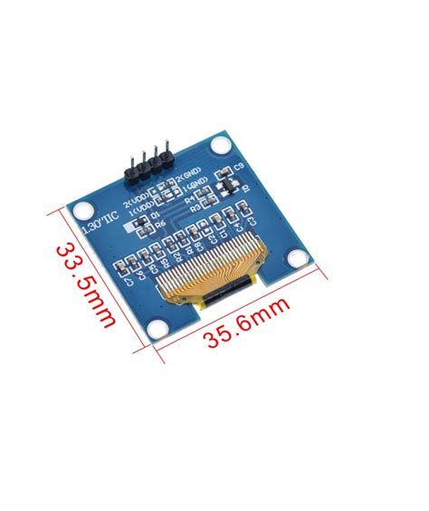 Buy GoldenMorning Inch I C IIC Pin OLED Display Module With VCC GND Blue At Best Price