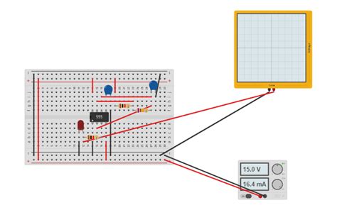 Circuit Design 555 Tinkercad