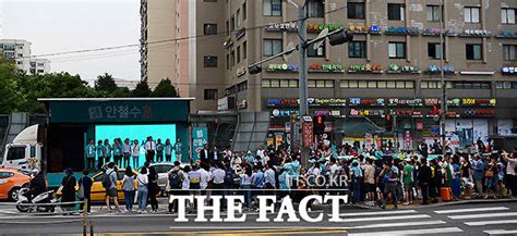 Tf사진관 손학규 등에 업은 안철수 기분 좋은 서초 유세 포토 기사 더팩트