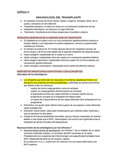 Cap 17 resumen imunologia celular e molecular compress CAPÍTULO 17