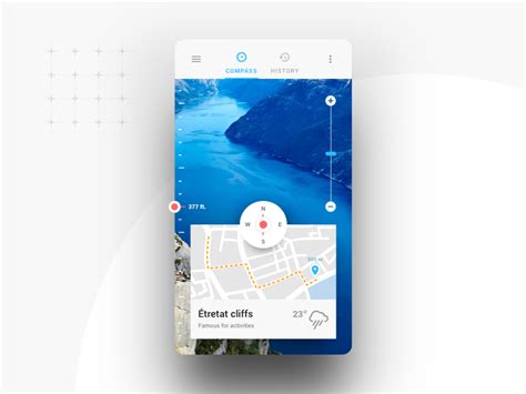 Dribbble Compass Ui Light Png By Danish Ahmed
