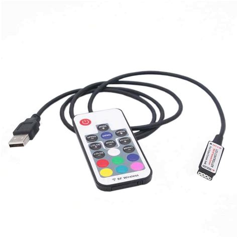V USB RF RGB LED Mini Controller