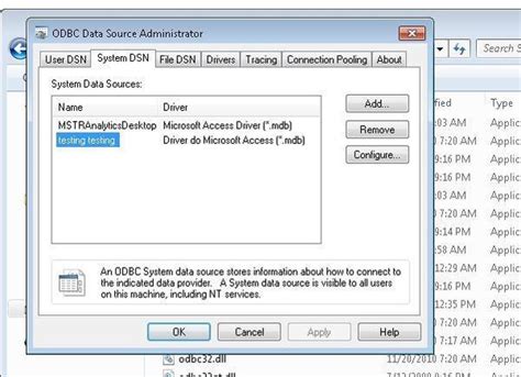 Kb325497 How To Create A Data Source Name Dsn To Use For A New