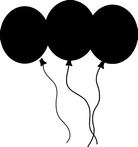 Svg 파티 풍선 장식 무료 Svg 이미지 및 아이콘 Svg Silh