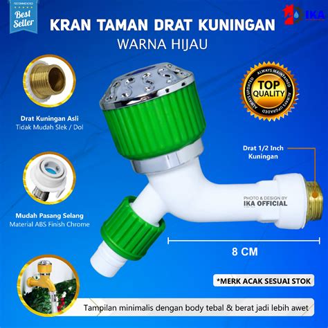 Jual Keran Air Plastik Taman Drat Kuningan Kran Honxi Tembok Mesin Cuci