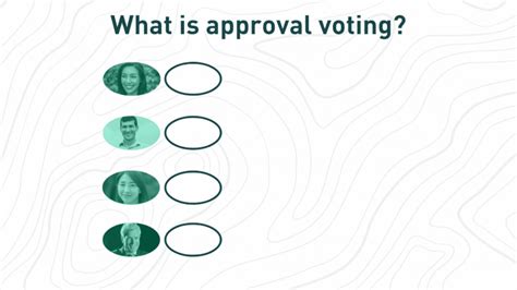 Approval Voting Is A Method In Which Voters Are Allowed To Select Any
