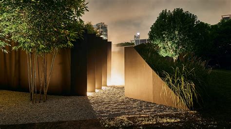 Muir And Openwork Create Mist Filled Chasm At National Gallery Of Victoria