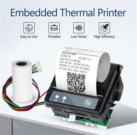 58mm Embedded Thermal Printer Rs232 Ttl Pos Receipt Printer Ticket Printing Shopee Malaysia