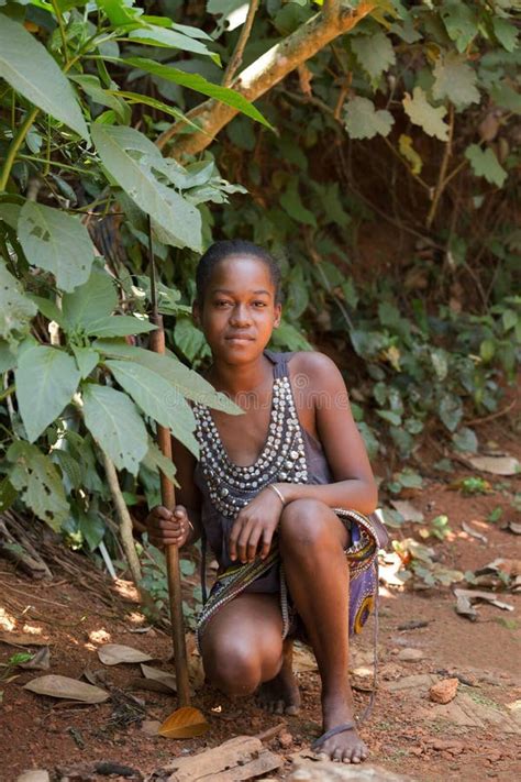 Portrait Of Young Malagasy Countryside Woman Editorial Image Image Of