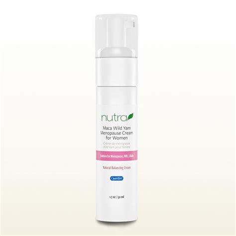 Maca Wild Yam Menopause Cream For Women Nutra Health Products