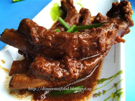 Braised Red Fermented Beancurd Aka Nam Yu Pork Ribs 焖南乳排骨 （免油炸