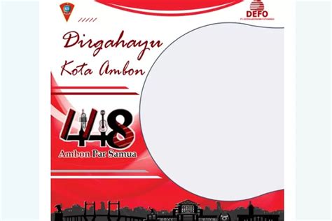 Link Twibbon HUT Kota Ambon Ke Desain Terbaru Pasang Foto Di Bingkai Menarik Dengan