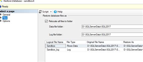 restore with standby sqlnewblogger voice of the dba