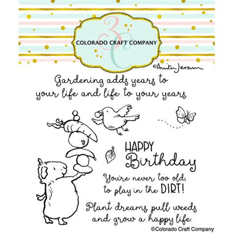 Colorado Craft Company Veggie Stack Stamp Set Seize The Stamp