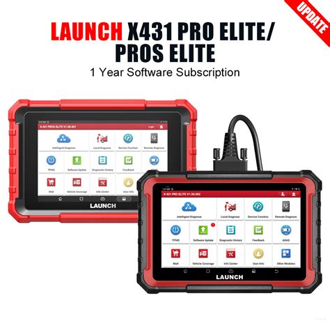 One Year Online Update Service For LAUNCH X 431 PRO ELITE PROS ELITE OBD2 Scanner Diagnostic
