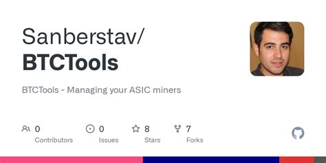 Github Sanberstav Btctools Btctools Managing Your Asic Miners