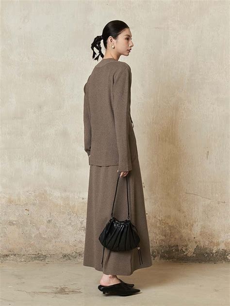 Minimalist Lace Up Cardigan Tor Fader