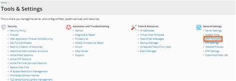 Configuring DNS Services Plesk