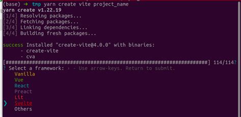 Svelte 프로젝트 생성 방법 오솔길