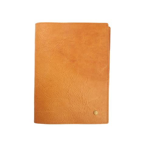 Pap Albin Italian Leather Notebook Cover A5 Cognac Made In Sweden