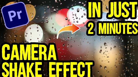 How To Make Camera Shake Effect In Adobe Premiere Pro Cc Urdu Hindi